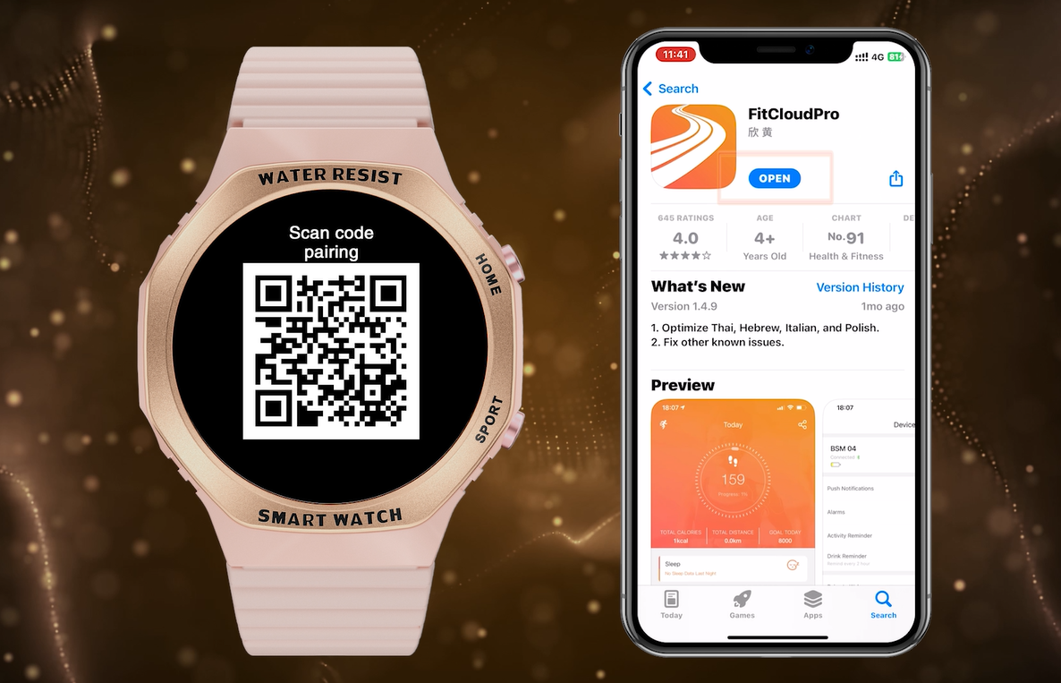 This video will show you how the smart watch connects to the mobile su – EIGIIS